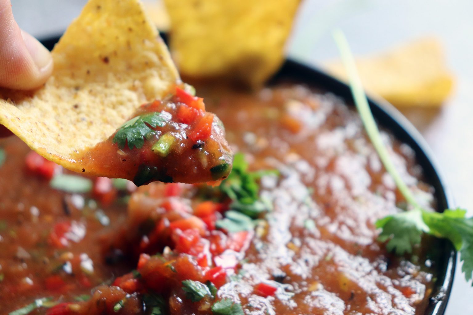 Fire roasted tomato salsa - Recipe - Rudy's Riviera